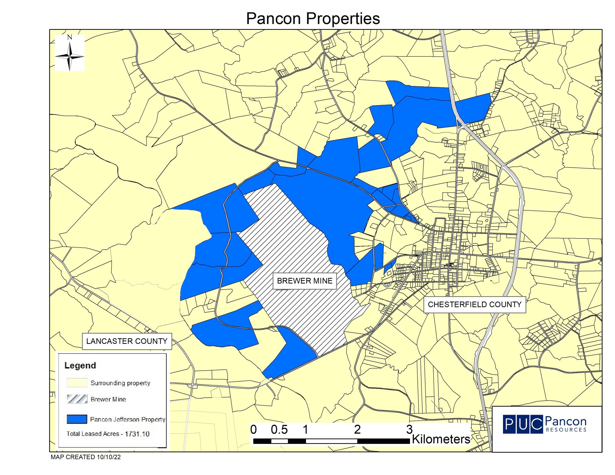 Brewer Gold and Copper Project - Carolina Rush
